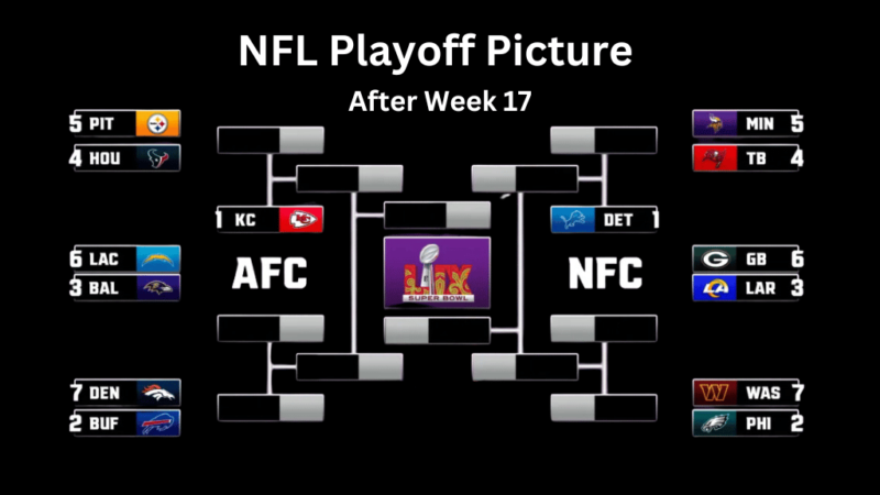 NFL AFC & NFC Playoff Picture 2025: Updated After Week 17